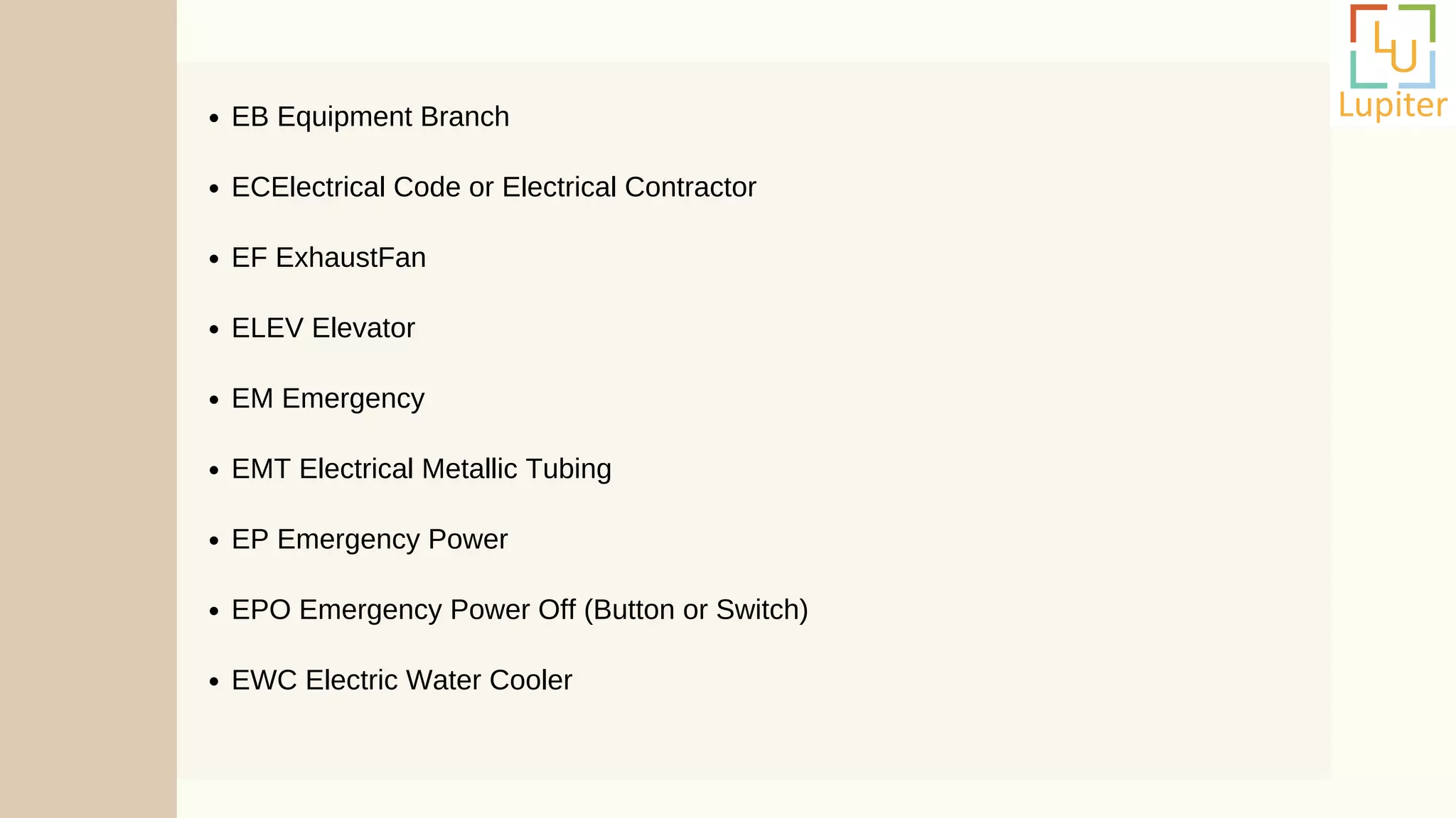 Electrical abbreviations | PDF