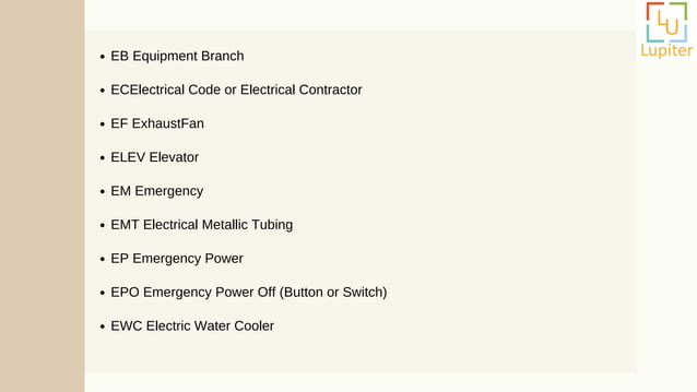 Electrical abbreviations | PDF | Home Appliances | Home & Garden
