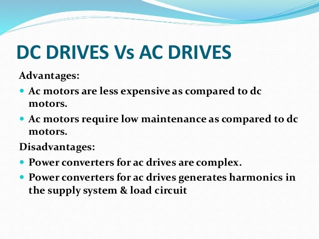 Electrical ac & dc drives ppt