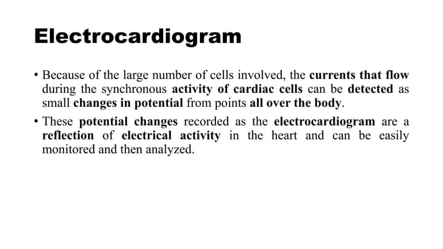 Electrical activity of heart | PPT