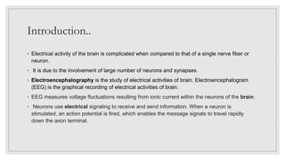 Electrical activity of the brain | PPTX