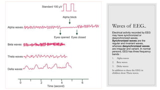 Electrical activity of the brain | PPTX