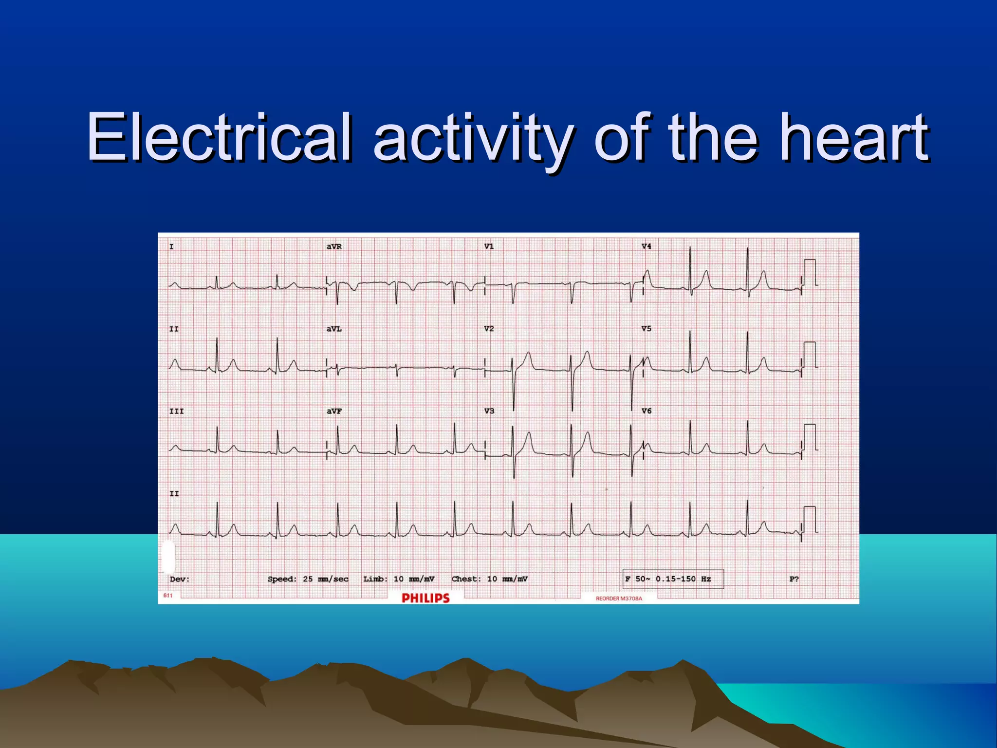 Electrical activity of the heart | PPT
