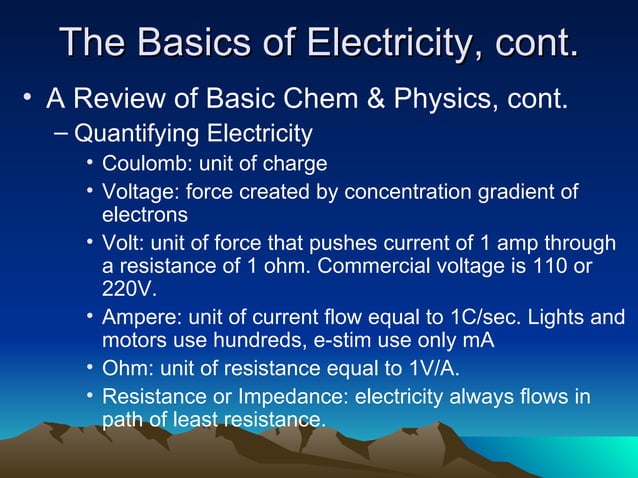 Electrical Agents | PPT