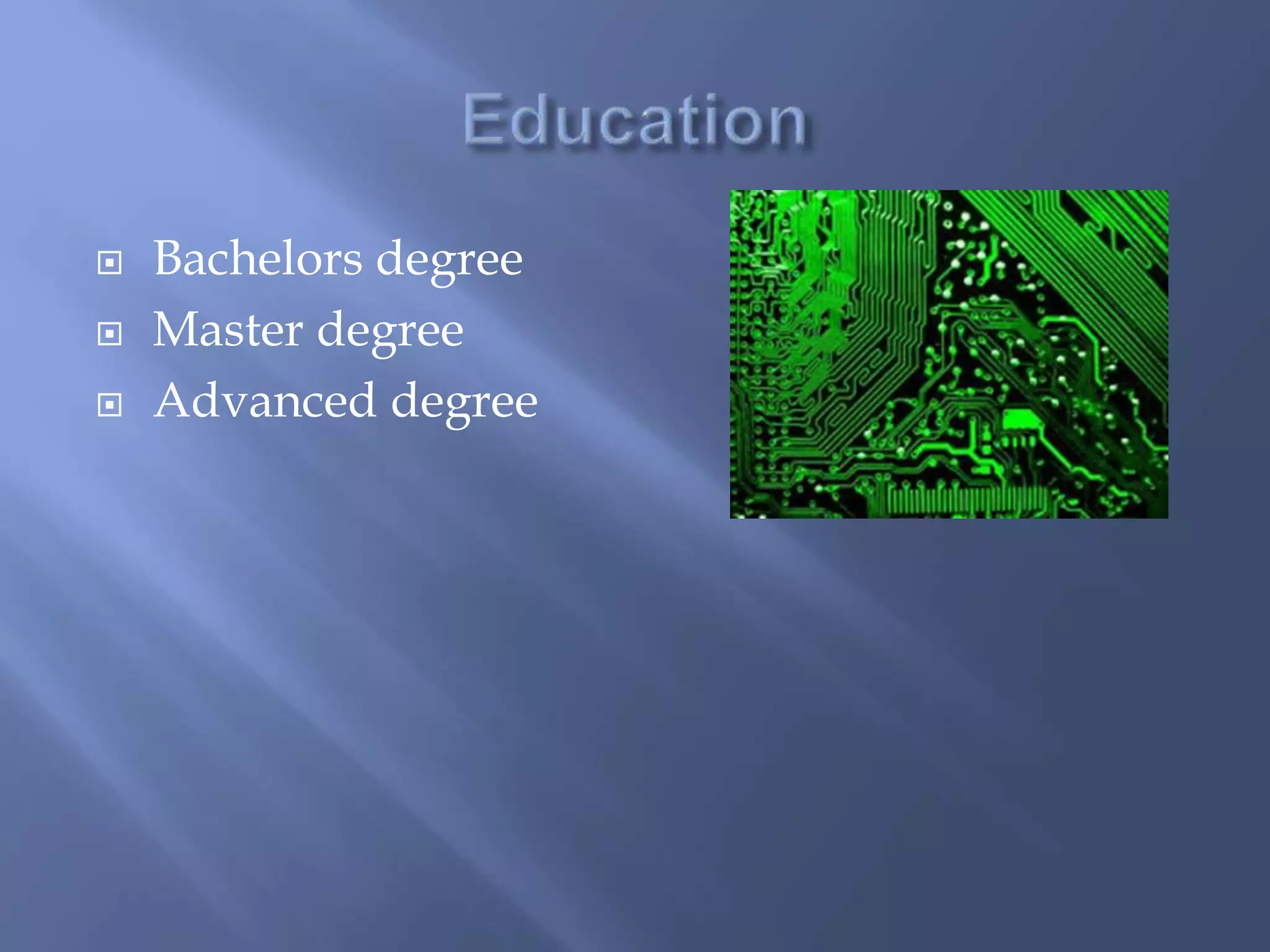 Brayden B - Electrical and electronics engineer | PPTX | Undergraduate Education | College Education