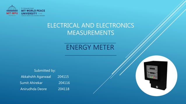 Energy Meter | PPT
