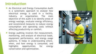 Electrical and Energy Consumption Audit.pptx