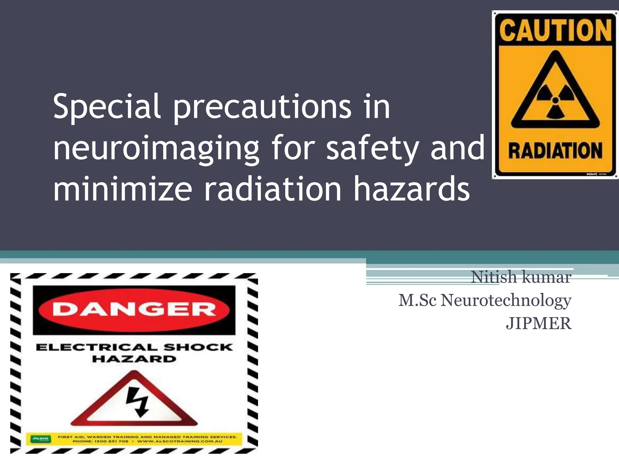 Radiation safety principles and procedures in neuroradiology | PPTX