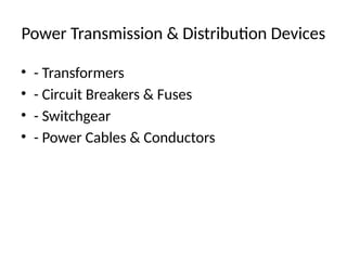 Electrical Apparatus and Devices.pptx2026 | PPTX