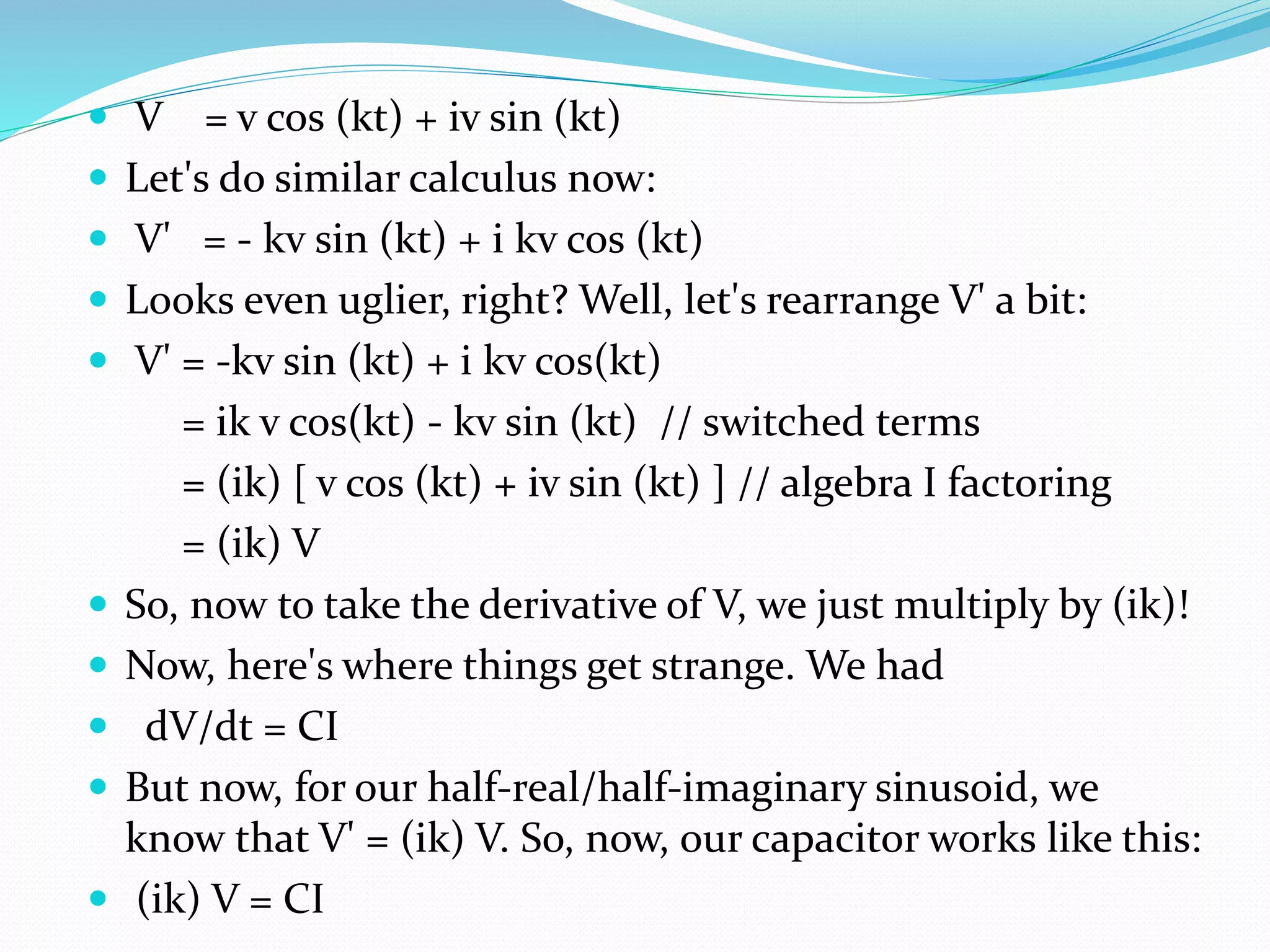 Application Of Complex Numbers PPTX Application Of Complex Numbers PPTX