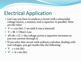 application of complex numbers | PPTX