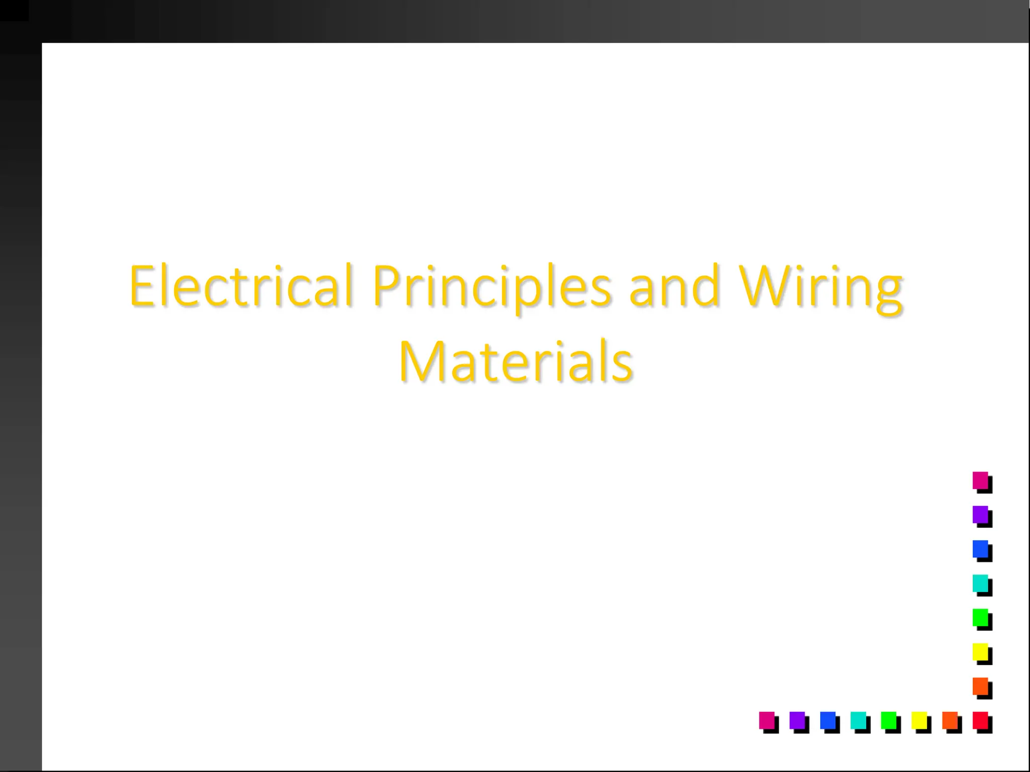 Electrical_and electronics fundamentalss | PPTX