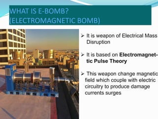 Electrical bomb | PPTX