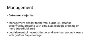 Electrical Burn Injury.pptx plastic surgery | PPTX
