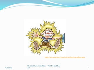 Electrical Burns Clipart