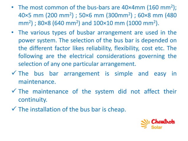 Electrical bus bar and its types | PDF