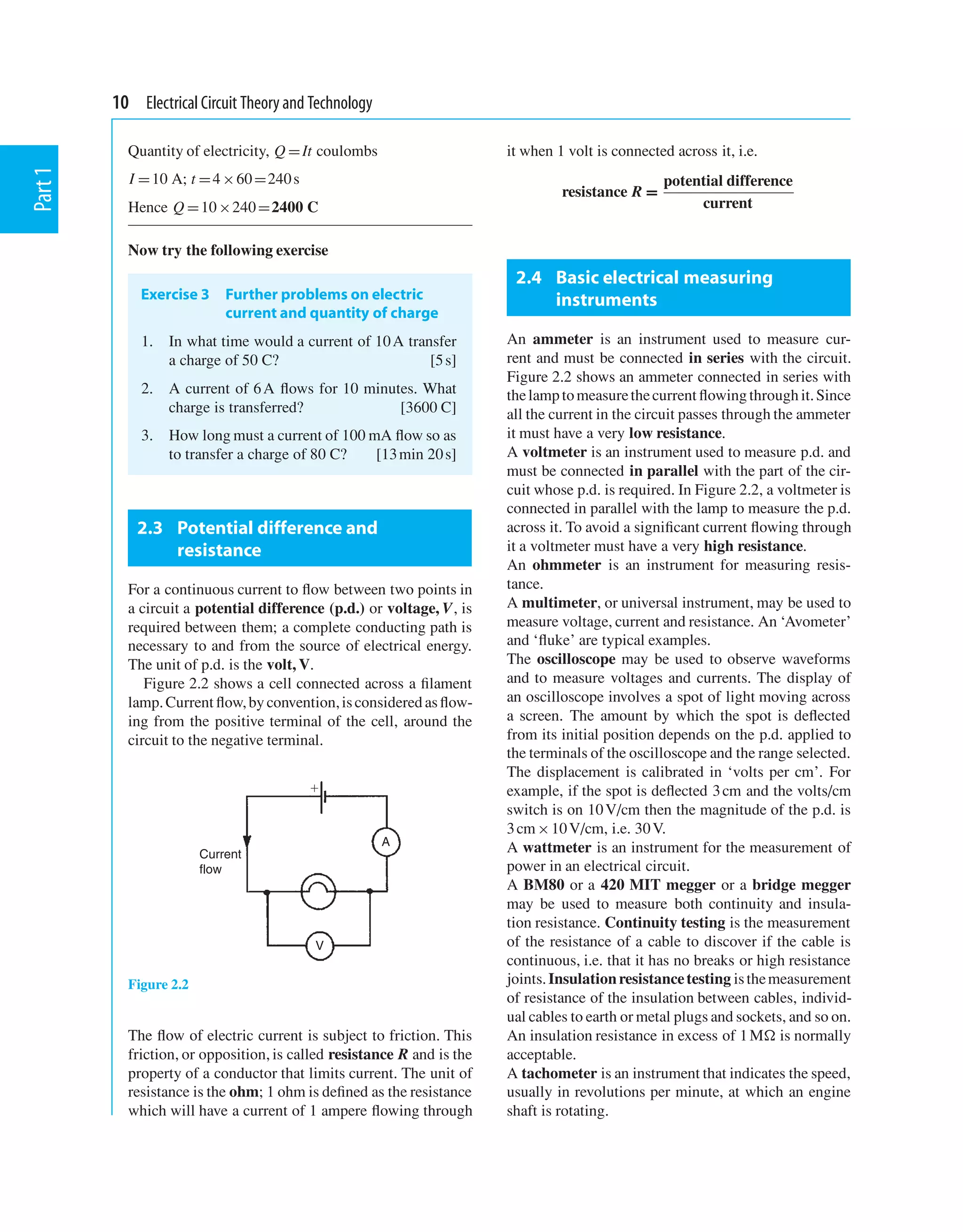 Electrical Circuit Theory and Technology John Bird 4th Edition | PDF