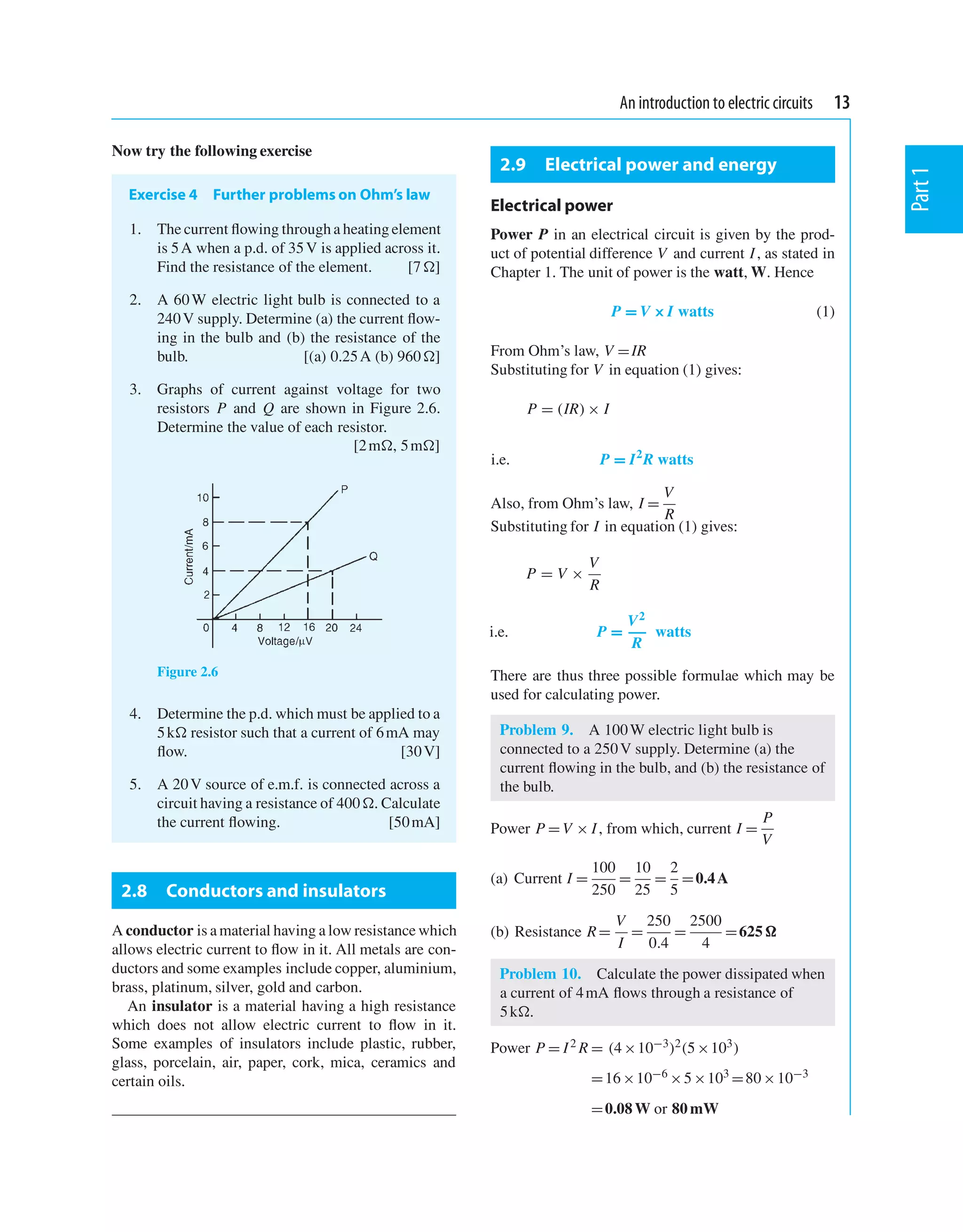 Electrical Circuit Theory and Technology John Bird 4th Edition | PDF