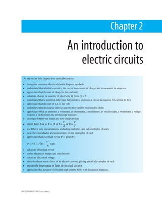 Electrical Circuit Theory and Technology John Bird 4th Edition | PDF