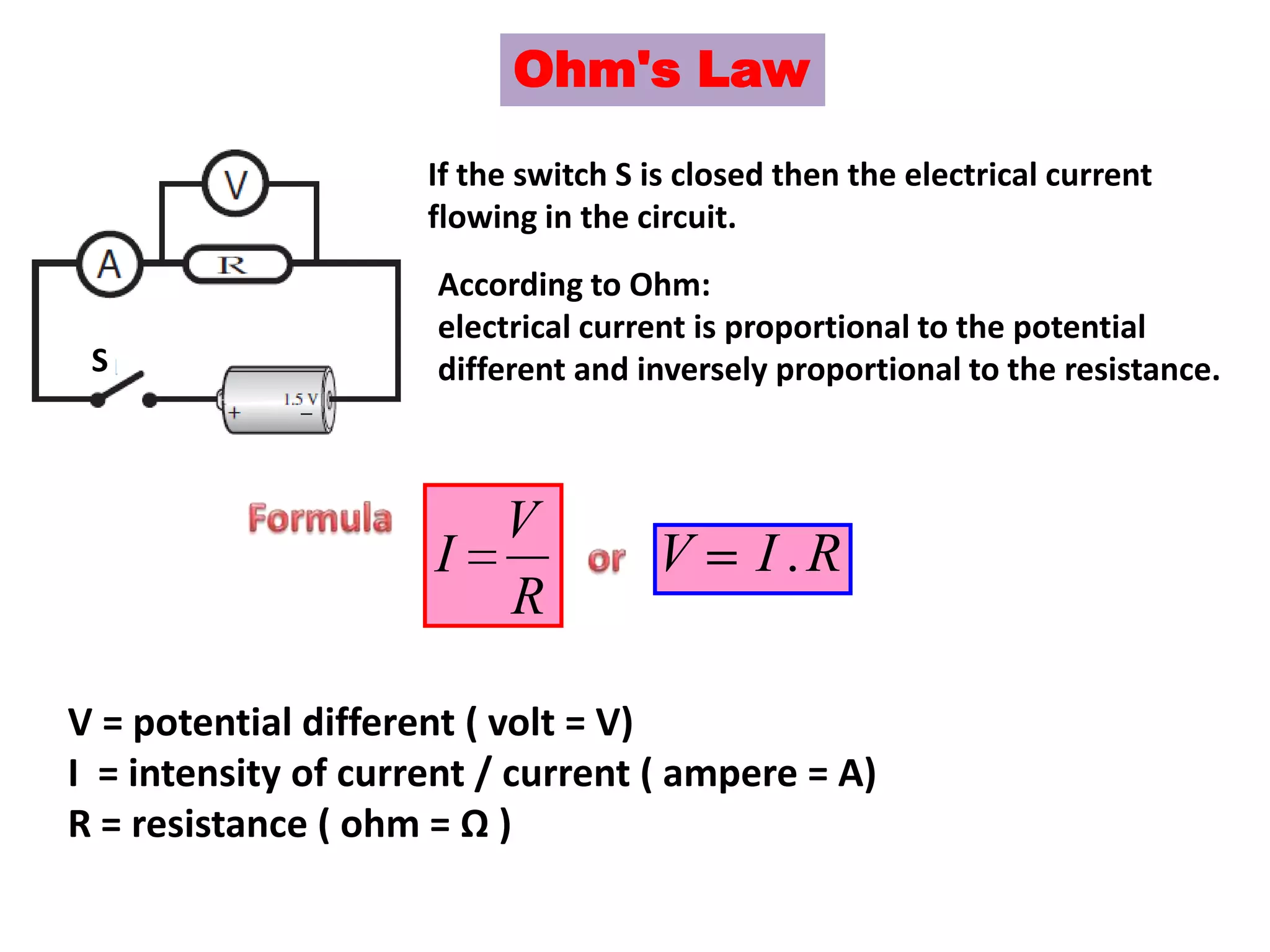 Electrical circuit | PPTX | Physics | Science