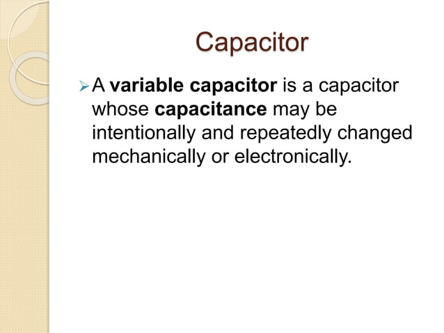 Electrical circuit 2 ( Capacitor , Conductor, Inductor ,Power factor) | PPT