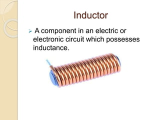Electrical circuit 2 ( Capacitor , Conductor, Inductor ,Power factor) | PPT
