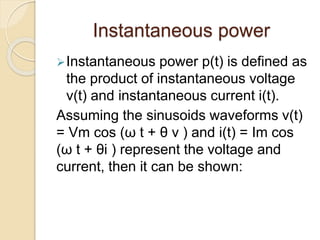 Electrical circuit 2 ( Capacitor , Conductor, Inductor ,Power factor) | PPT