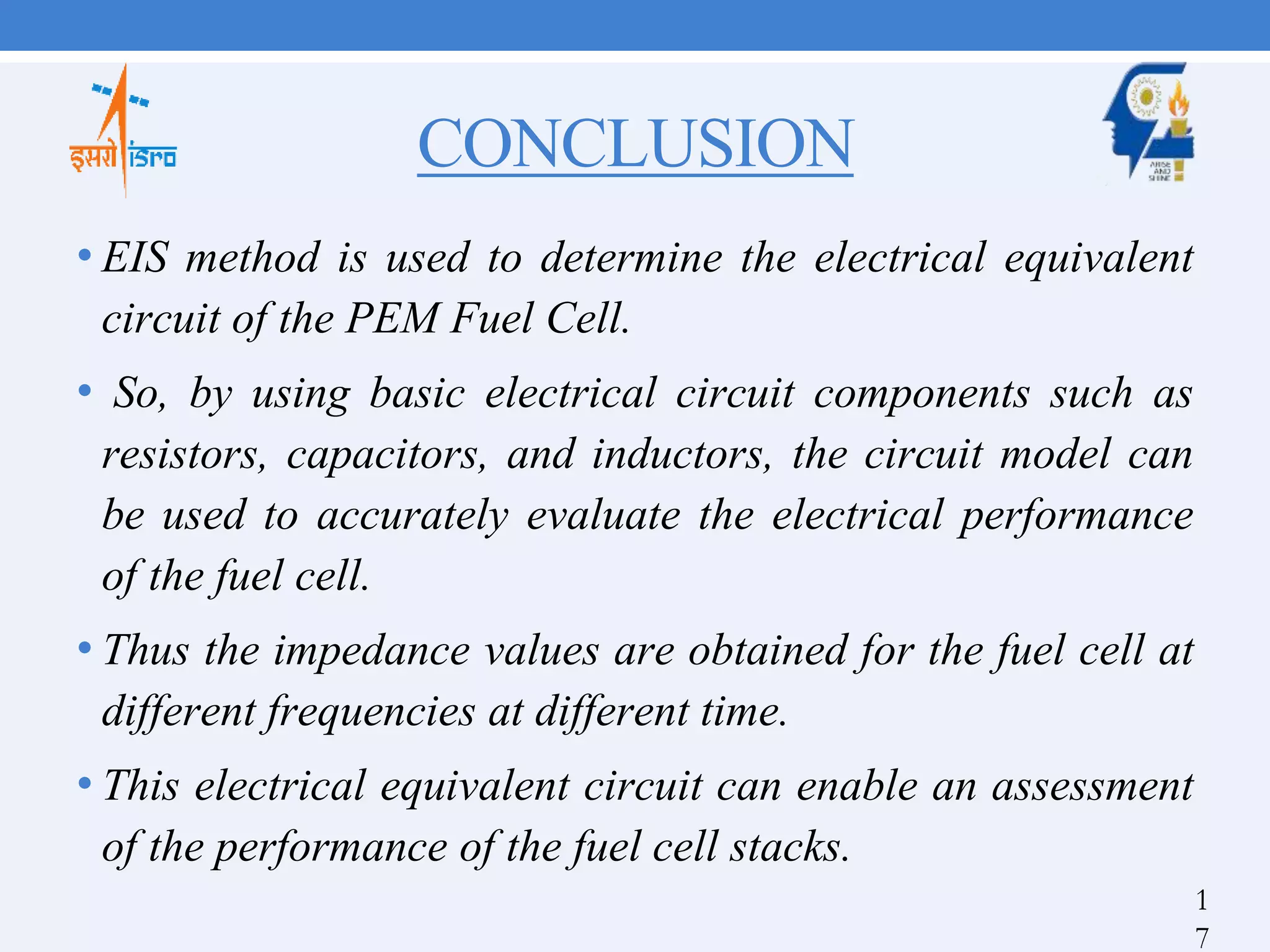 Electrical circuit modeling of PEMFC by EIS | PPT