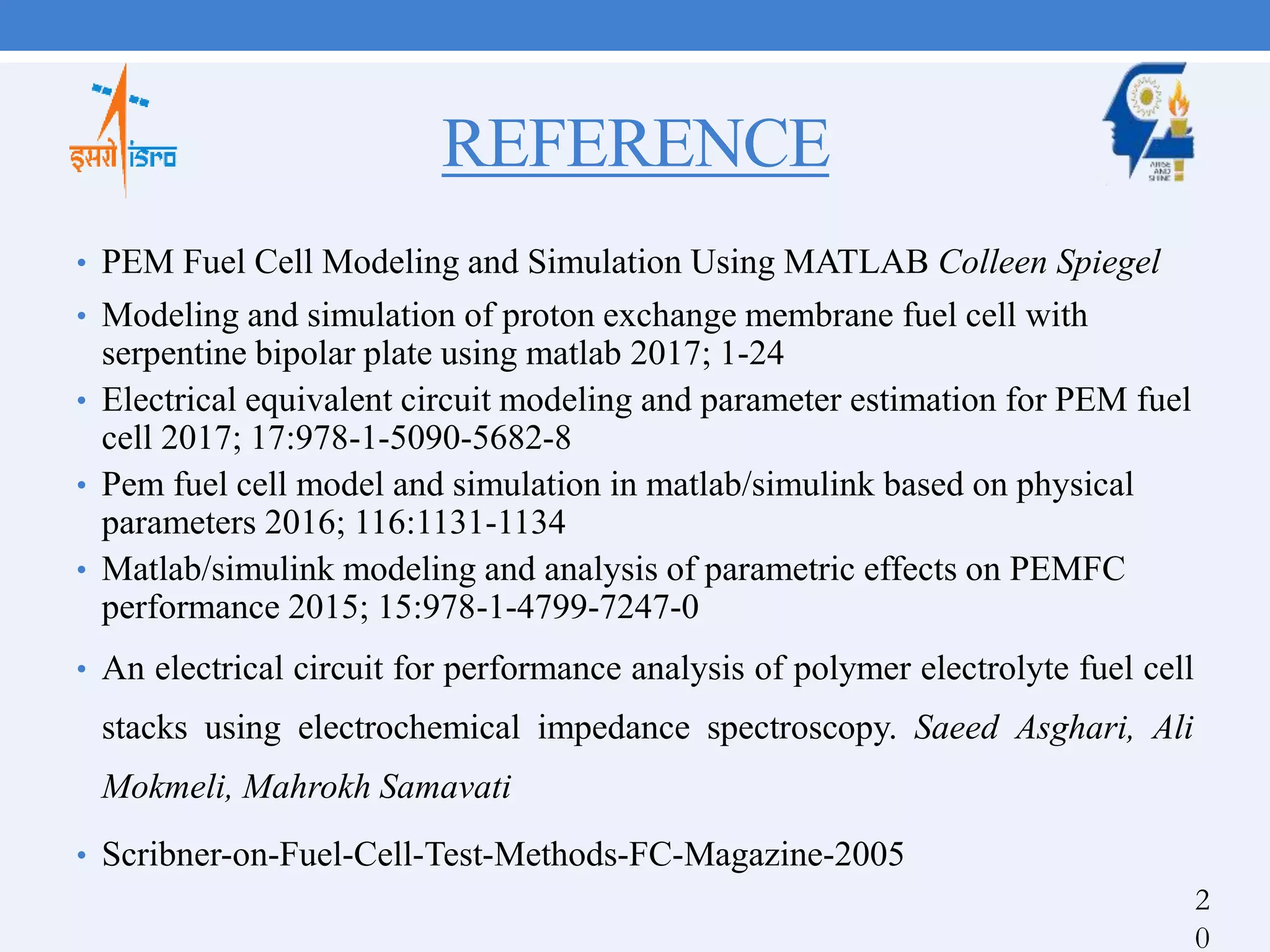 Electrical circuit modeling of PEMFC by EIS | PPT