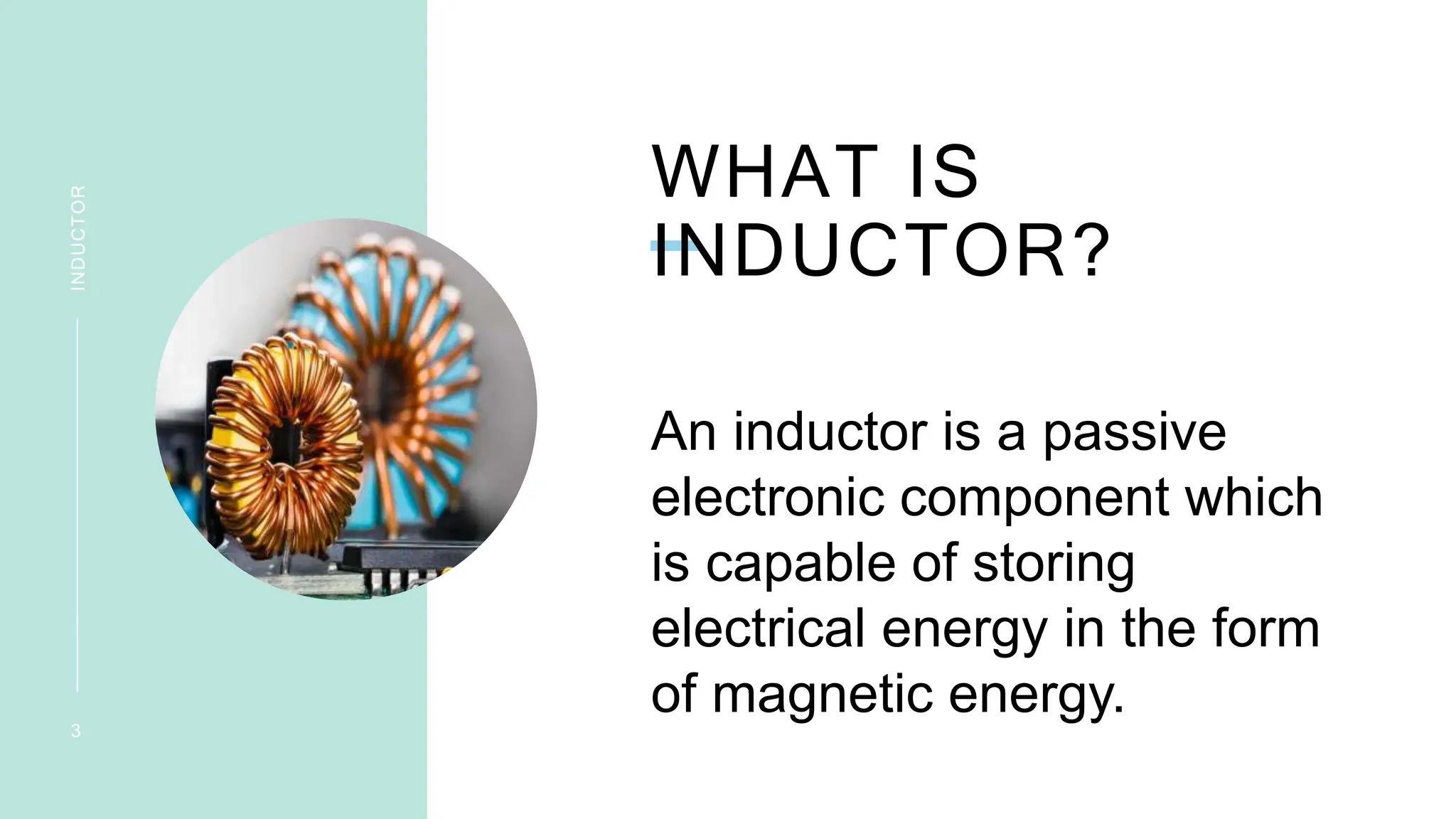 Inductor working principle,charging,discharging and application | PPTX
