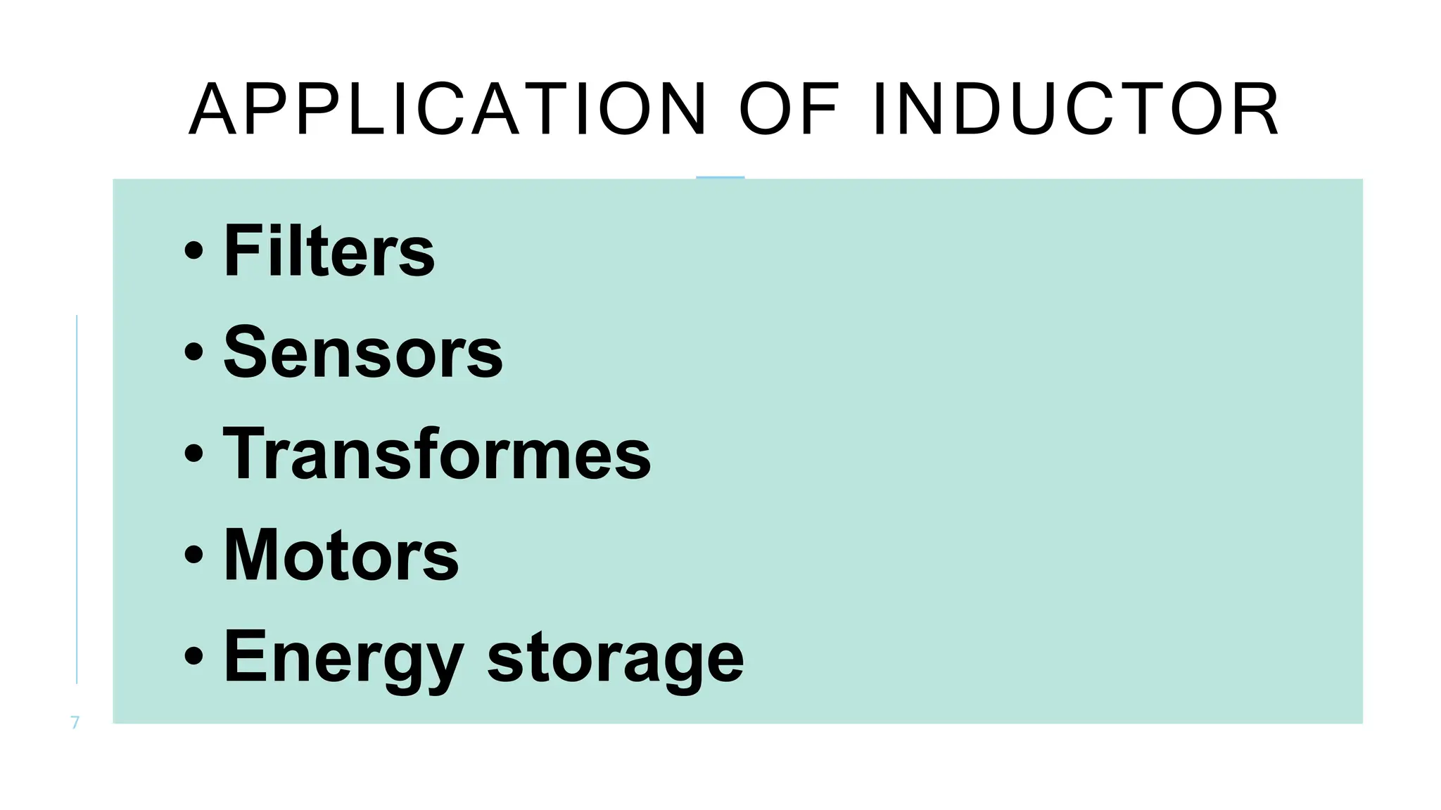 Inductor working principle,charging,discharging and application | PPT