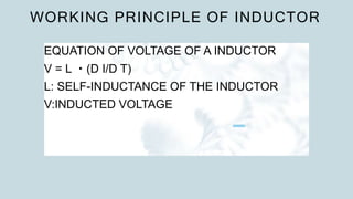 Inductor working principle,charging,discharging and application | PPT