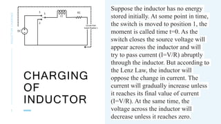 Inductor working principle,charging,discharging and application | PPT