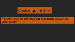 Scalar and Vector Quantity Explained ! | PPT