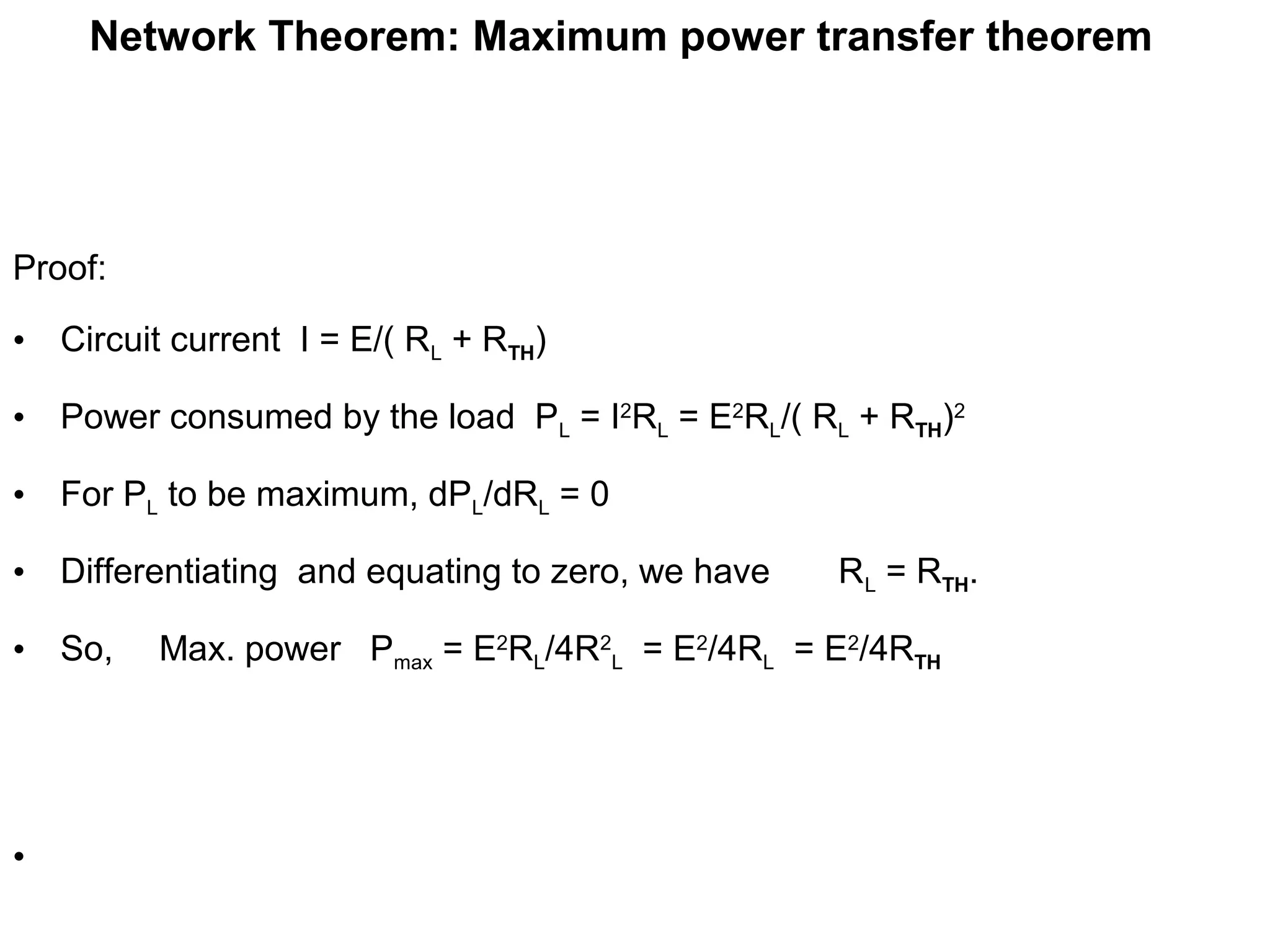 Electrical circuits dc network theorem | PPT