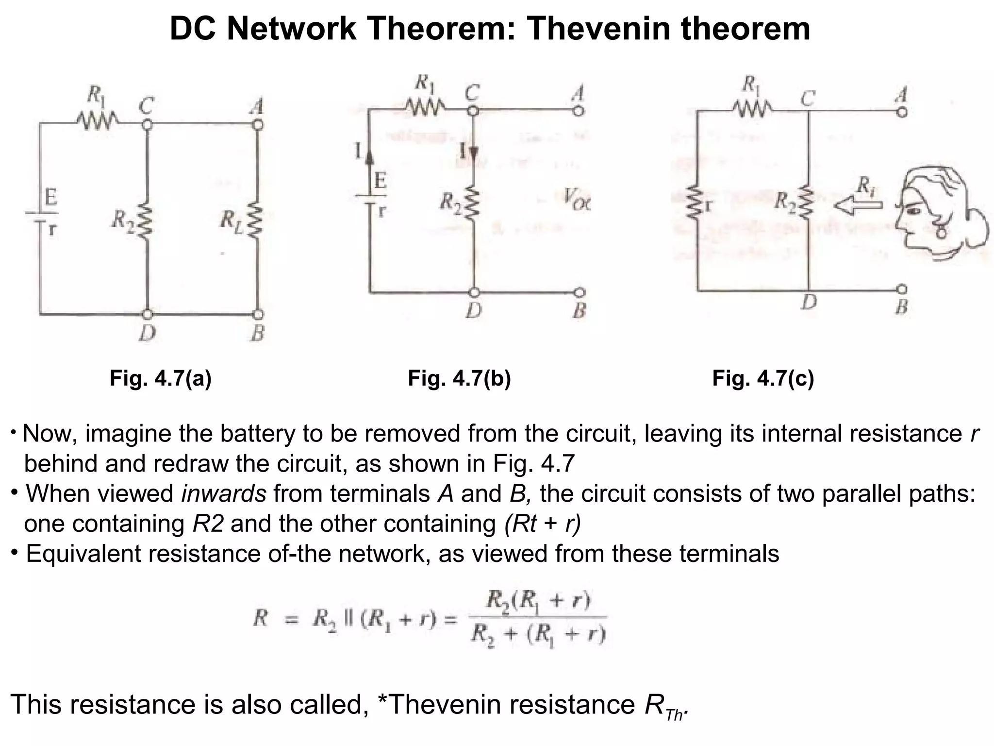 Electrical circuits dc network theorem | PPT