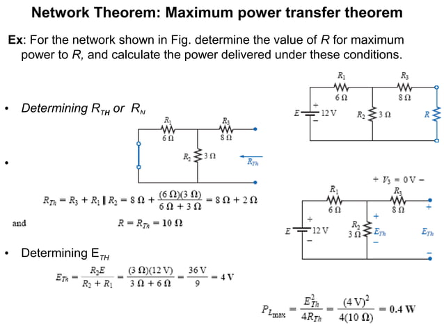 Electrical circuits dc network theorem | PPT | Computer Networking | Computing