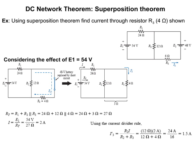 Electrical circuits dc network theorem | PPT | Computer Networking | Computing
