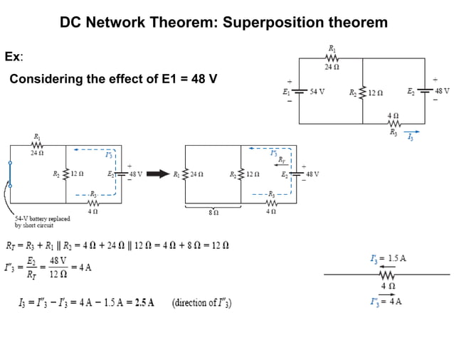 Electrical circuits dc network theorem | PPT | Computer Networking | Computing