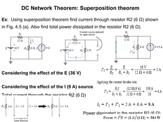 Electrical circuits dc network theorem | PPT