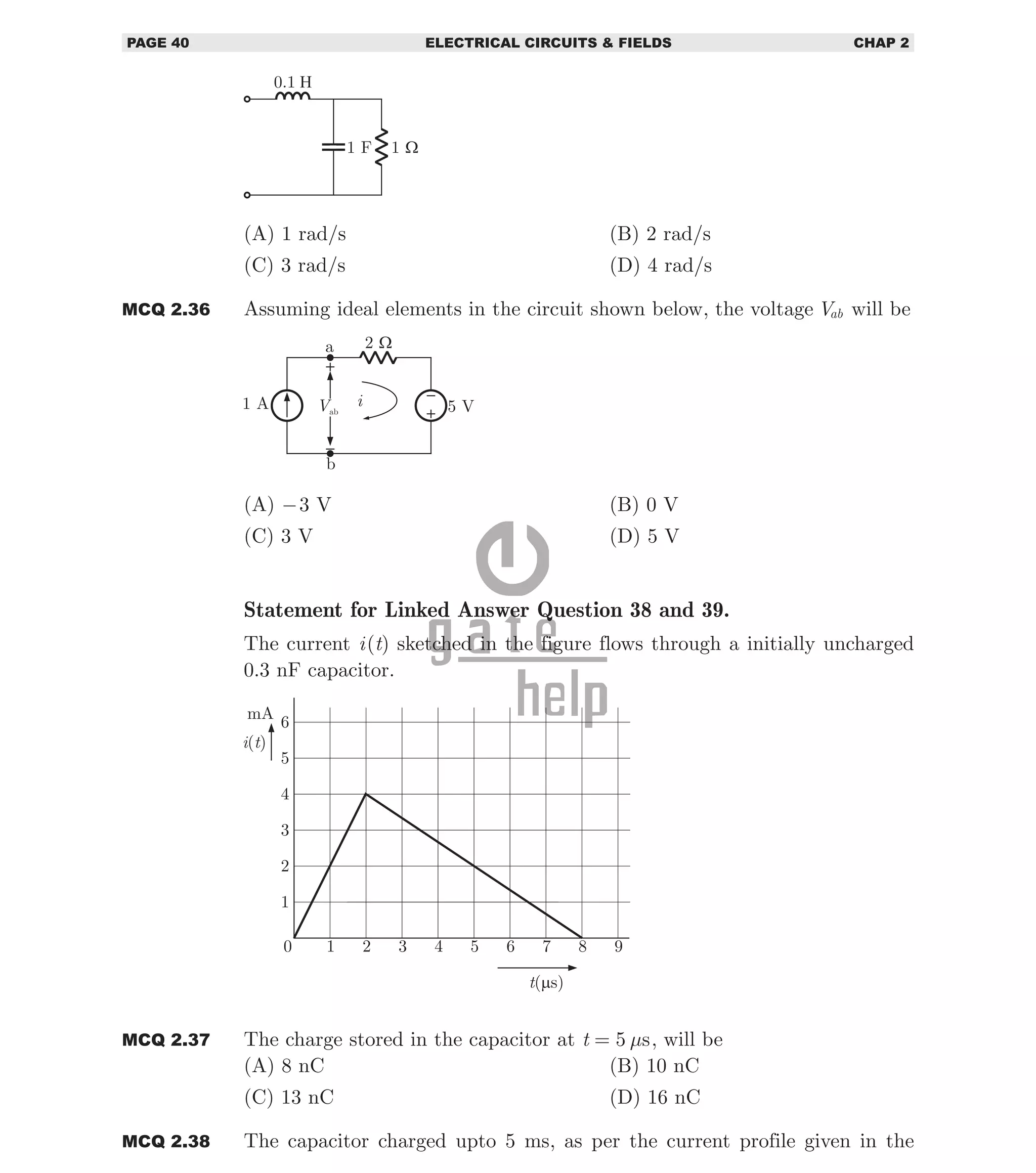 Electrical circuits & fields | PDF