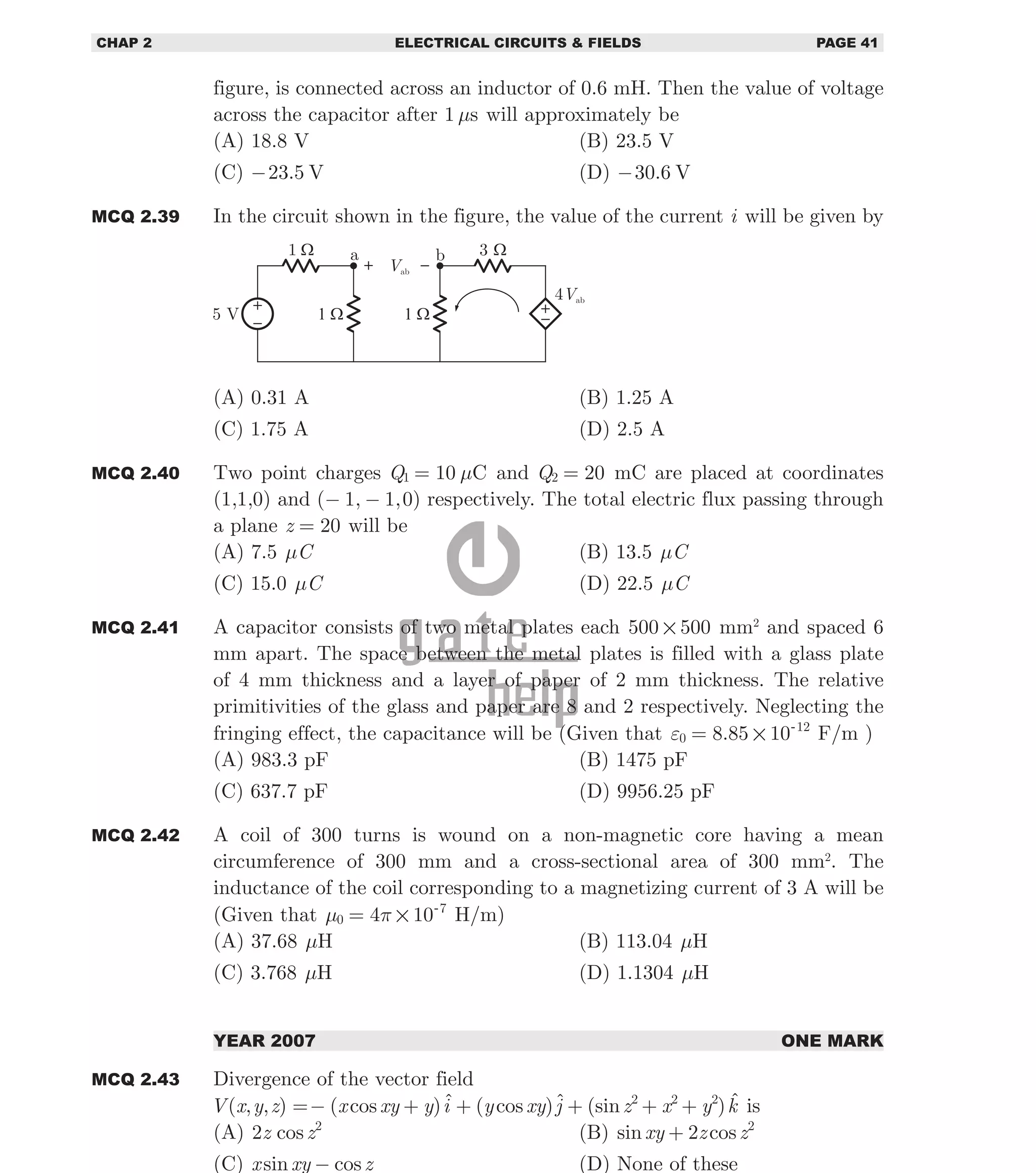 Electrical circuits & fields | PDF
