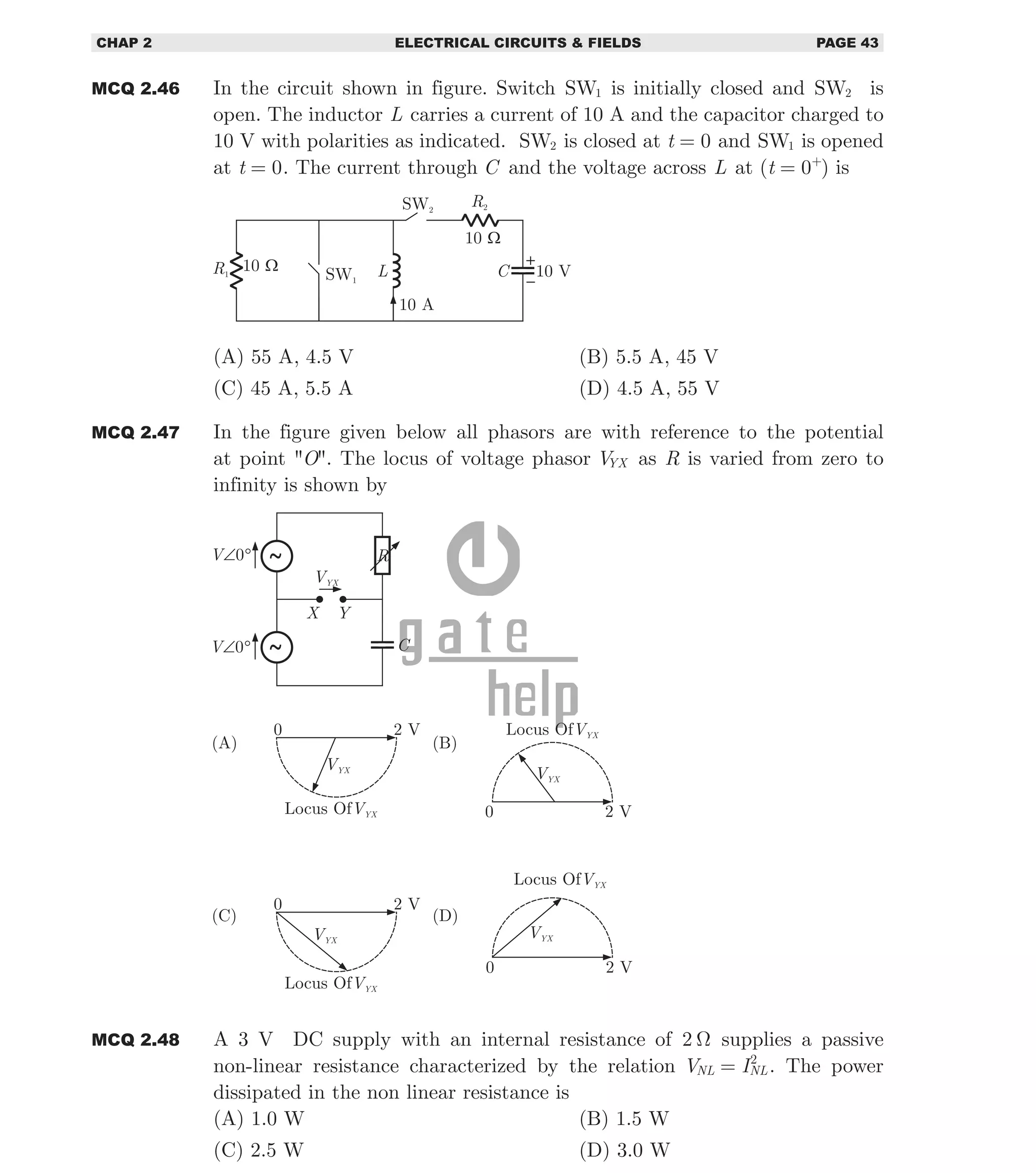 Electrical circuits & fields | PDF