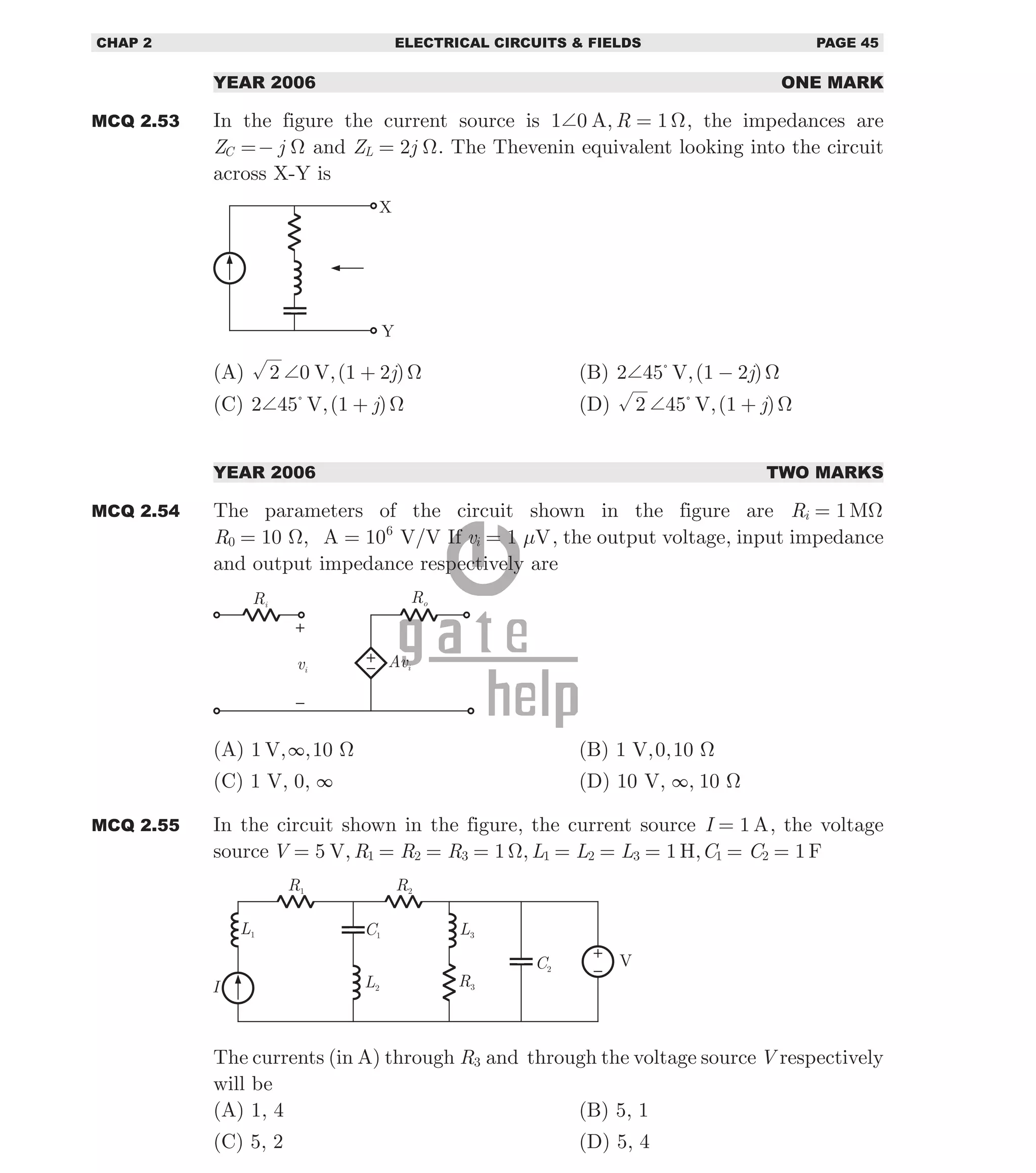 Electrical circuits & fields | PDF
