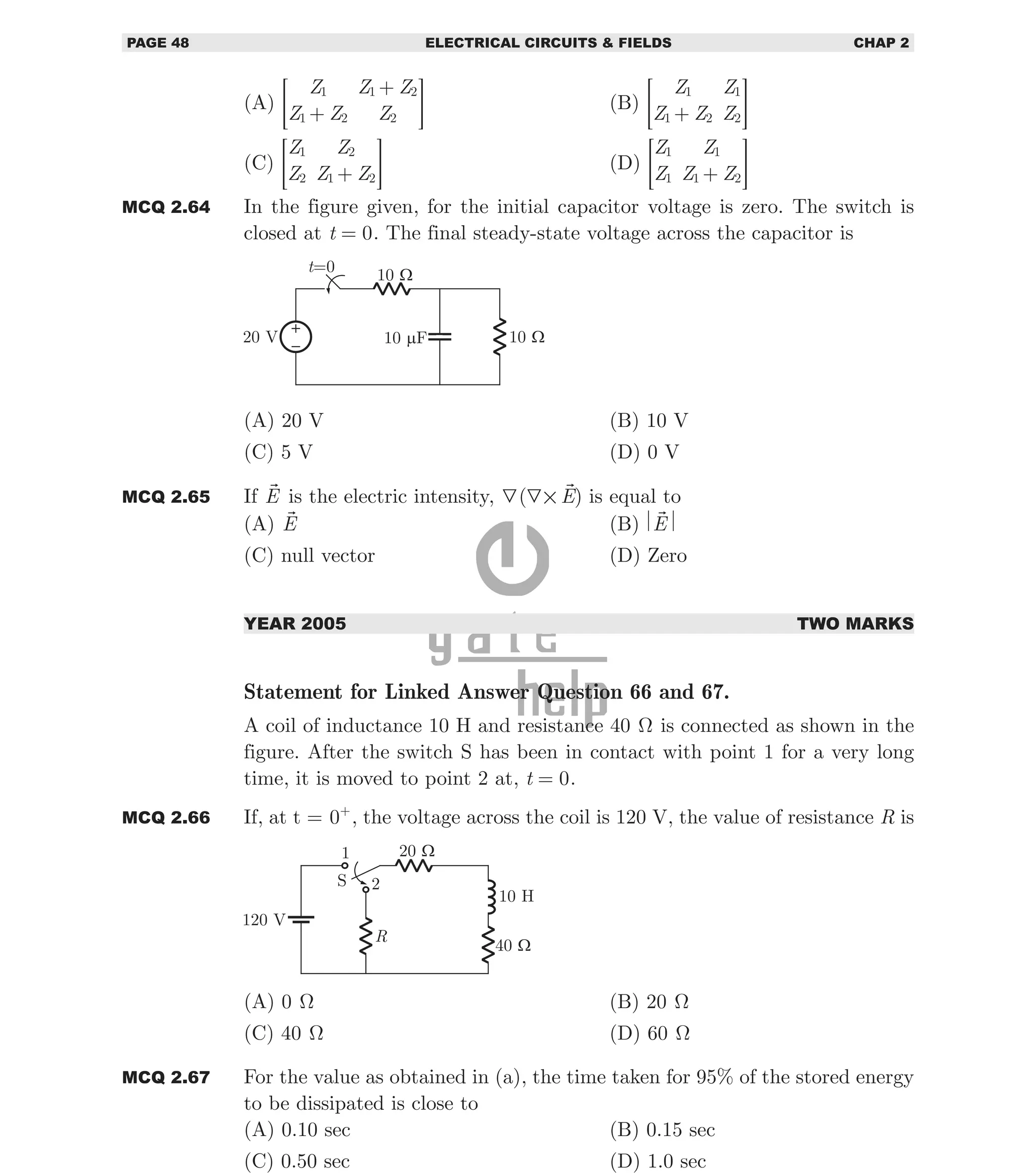 Electrical circuits & fields | PDF