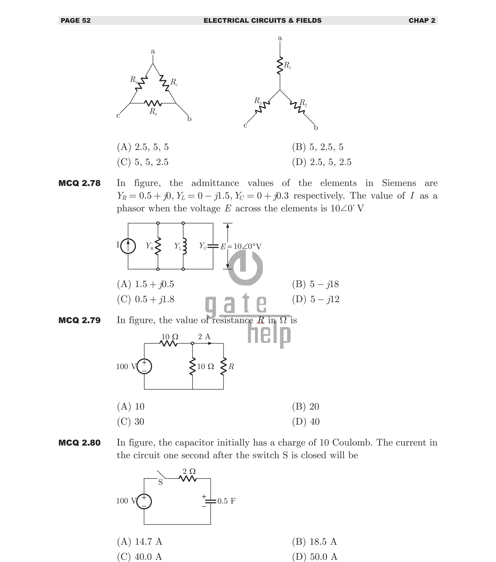 Electrical circuits & fields | PDF