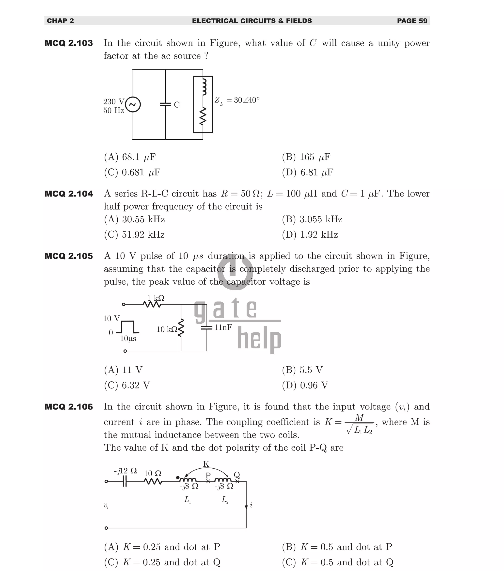 Electrical circuits & fields | PDF