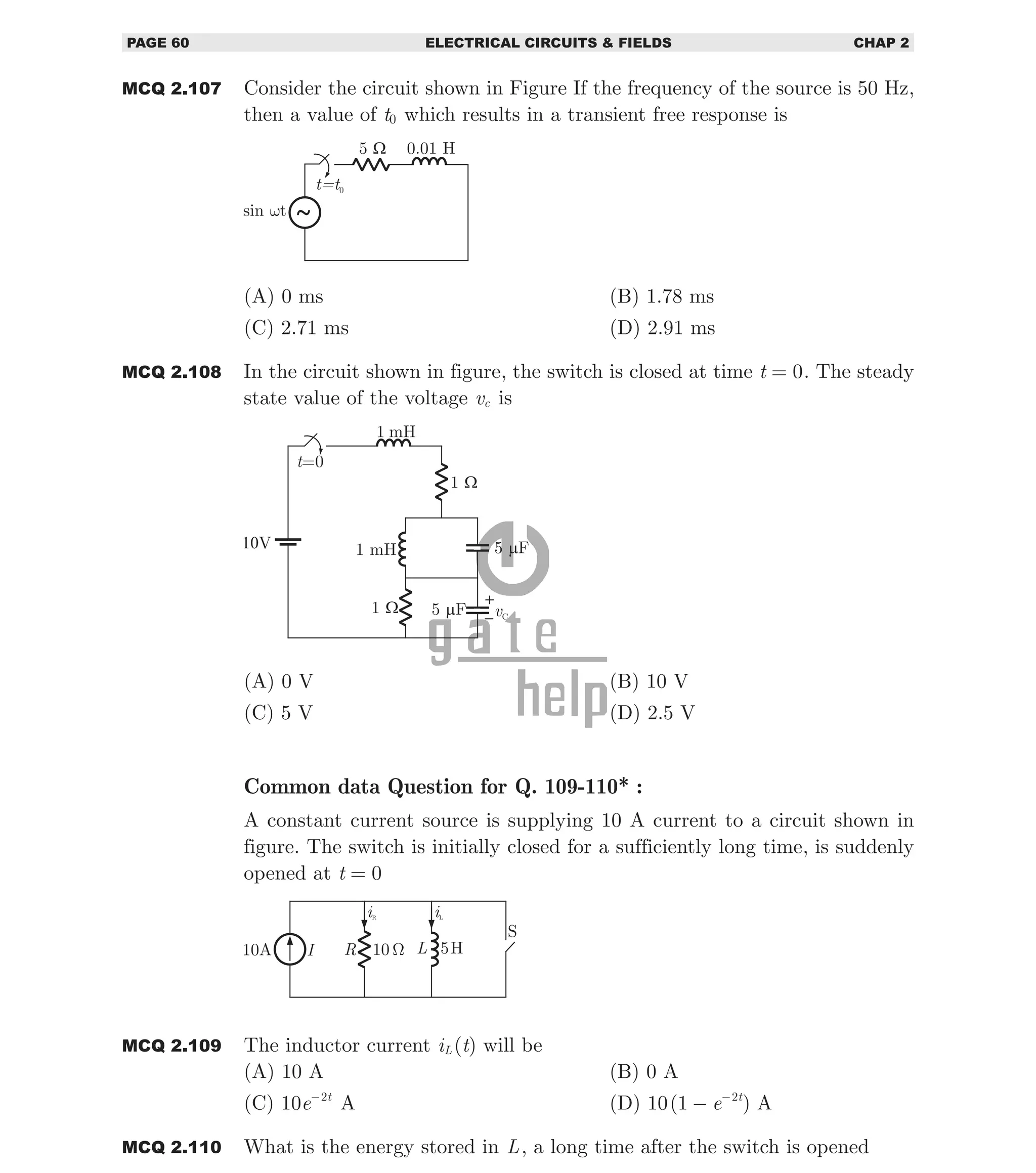 Electrical circuits & fields | PDF