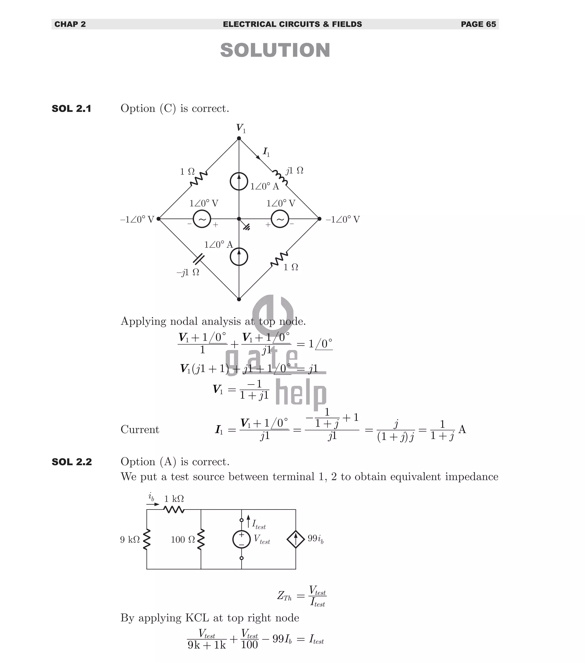 Electrical circuits & fields | PDF