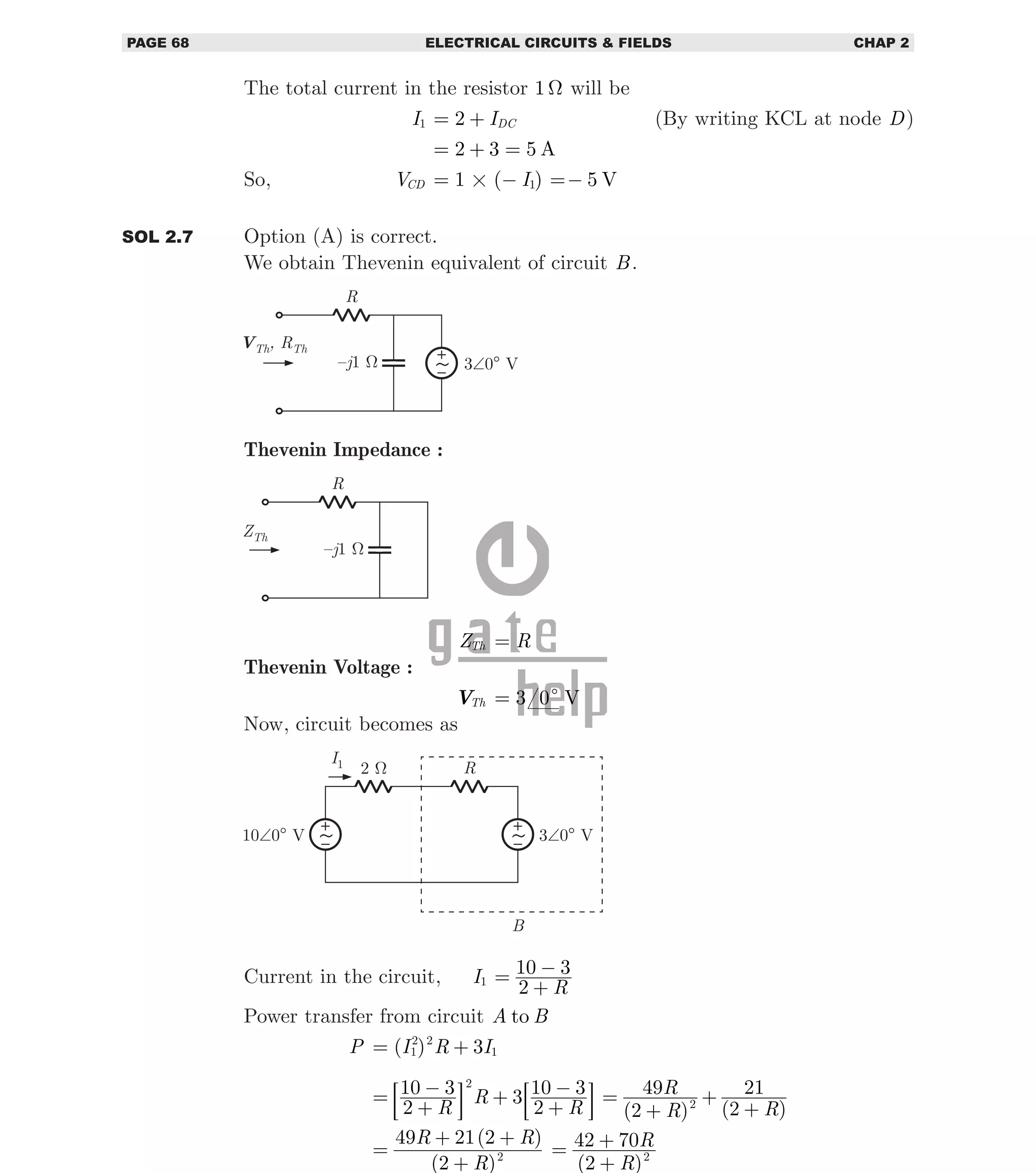 Electrical circuits & fields | PDF